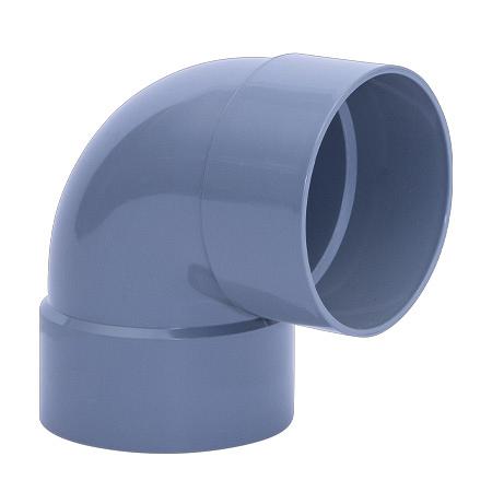 PVC afvoer bocht 250 mm lijm | NKI Neede | NKI Neede